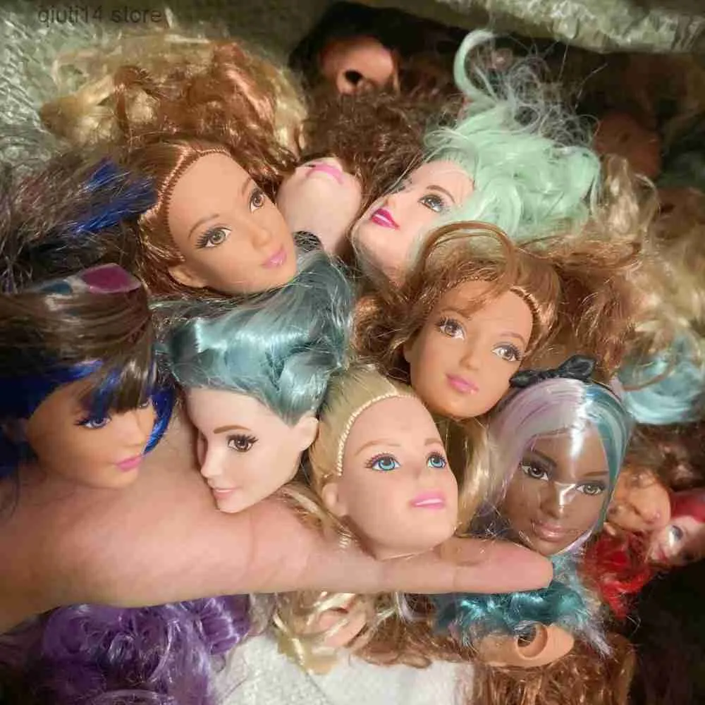 DHgate.com:Anime DIY 10pcs 1/6 BJD Doll Heads for Girls Fashion Doll ...