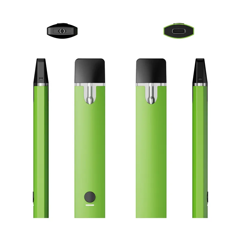 2024 Disposable E Cig: 1ML Empty Thick Oil, Type C Rechargeable, Pre ...