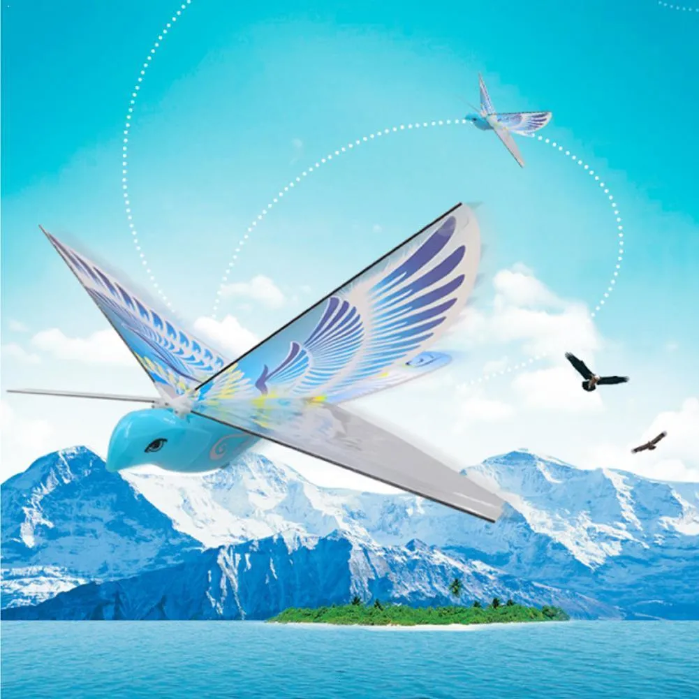 ElectricRC 360 Degree Flying Bird Toy: Flapping Wing, LED Model, Kids ...