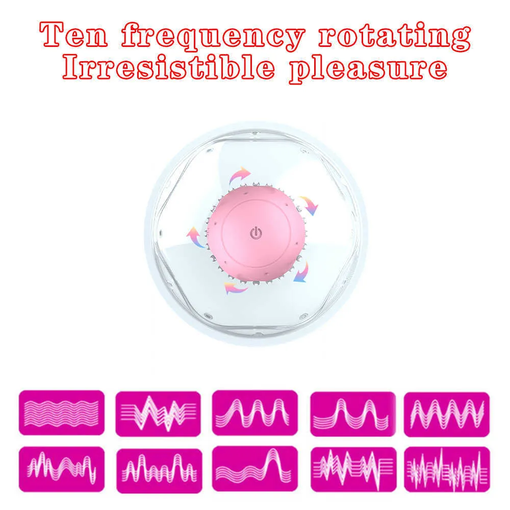 Nipple Suckers Rotating Breast Stimulation Pump Bra Massager Nipple Suction Cup Famale ...