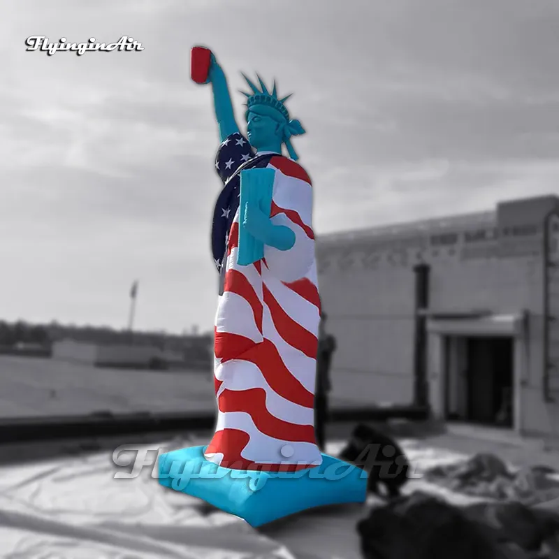 Large Inflatable Statue Of Liberty Replica 5m Airblown Lady Liberty ...