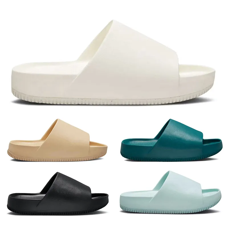 Calm Slide Sandals: Geode Teal Jade Ice Sesame Fashionable Outdoor ...