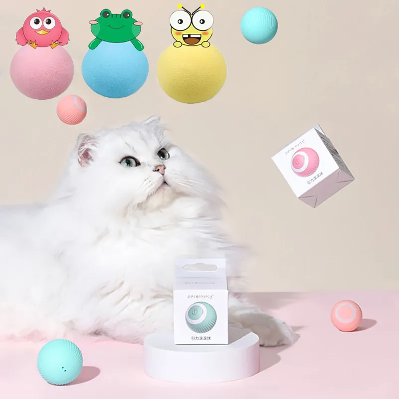 Interactive Cat Ball: Self-Moving Electric Toy for Indoor Play ...