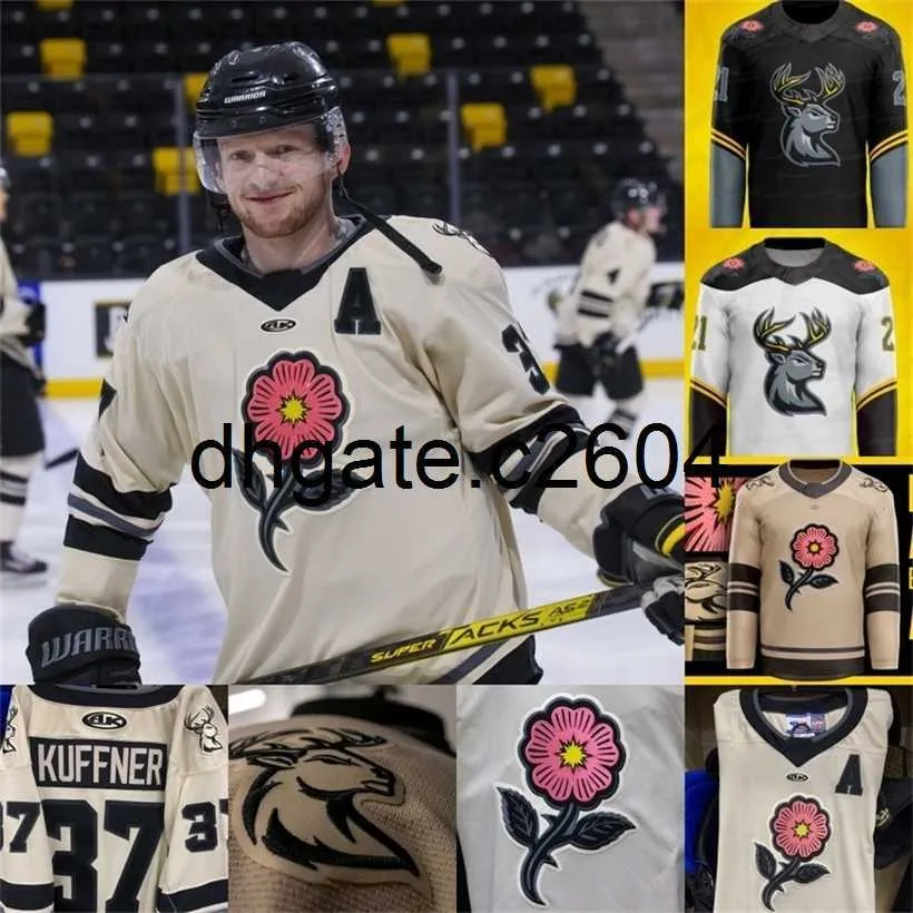 CC2604 A3740 2022 Iowa Heartlanders Third ECHL Ice Hockey Jersey Ryan ...