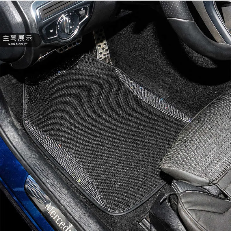 Rhinestone car floor mats store