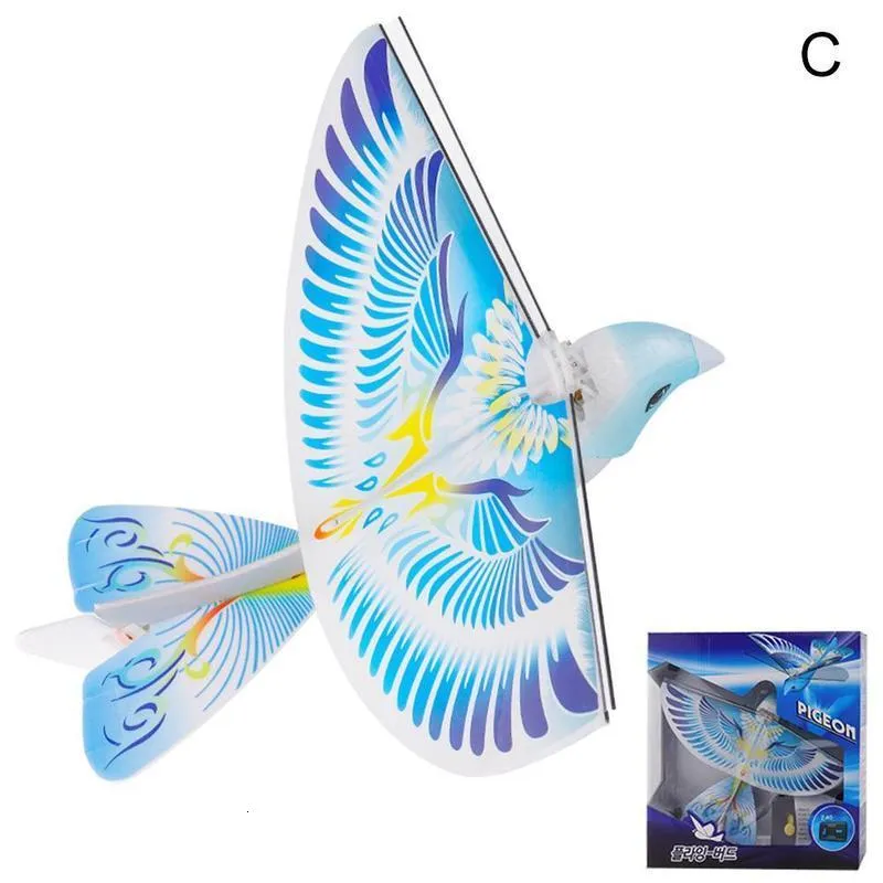 Flying RC Bird Toy 360° Rotation, 24GHz, Rechargeable Drone, Mini EBird ...