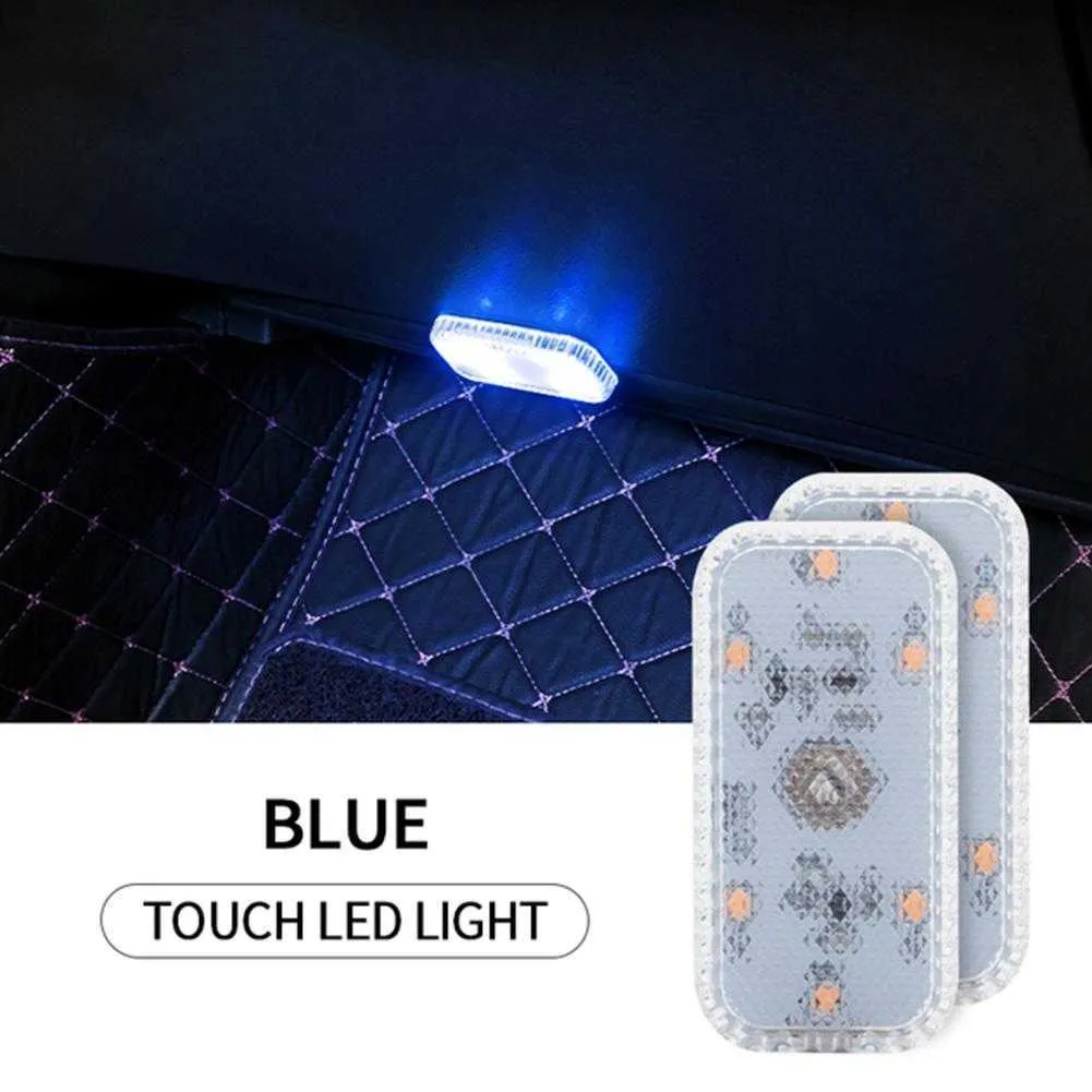 Wireless Car Interior LED Light - Magnetic Roof Light, USB Rechargeable ...