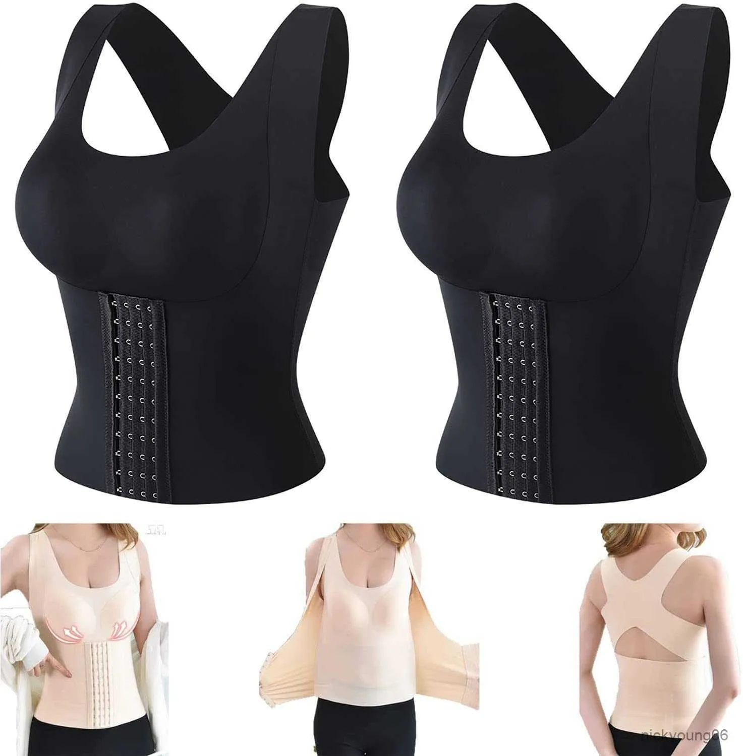 DHgate.com:Seamless Comfort: 3-in-1 Shapewear Bra with Tummy Control ...