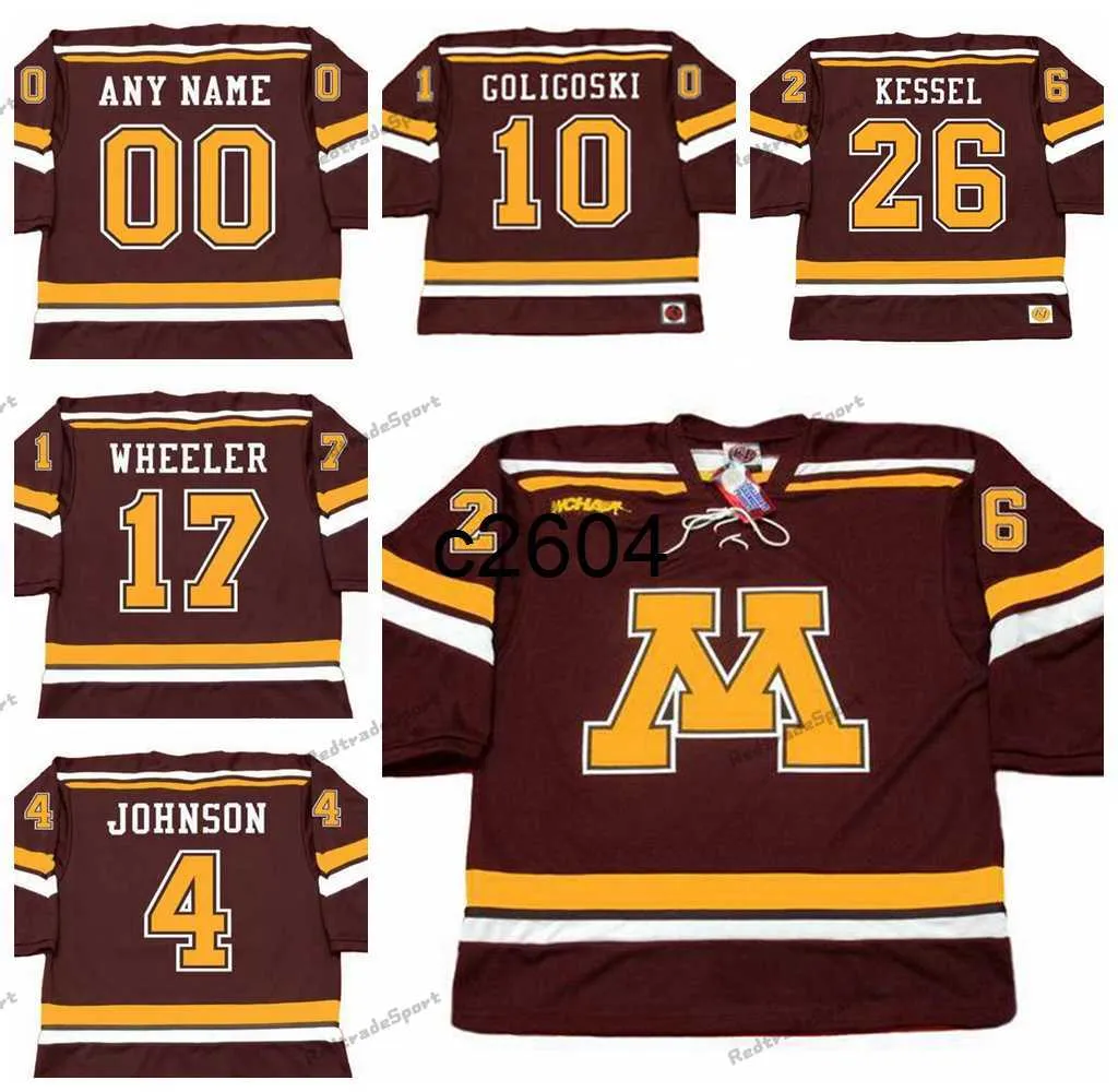 DHgate.com:Men's Vintage Minnesota Gophers Hockey Jersey, Phil Kessel ...