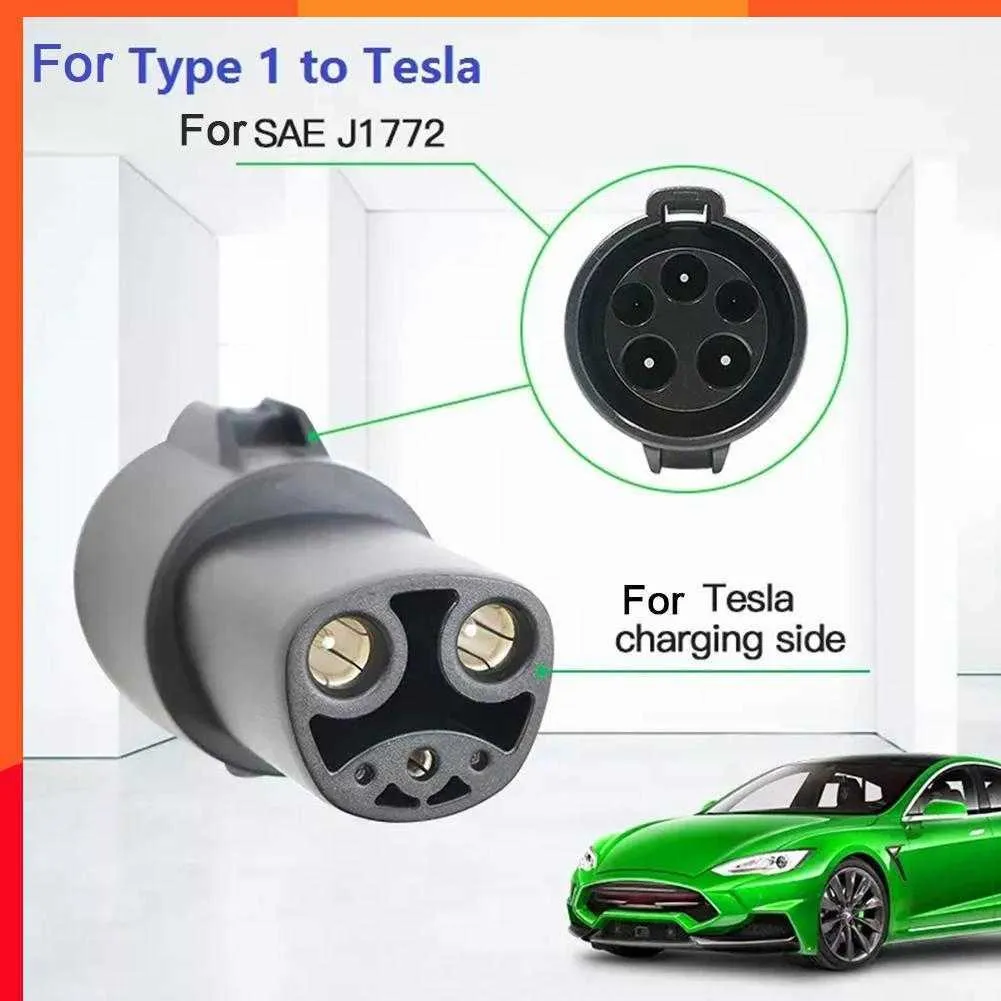 Tesla EV Şarj Cihazı Adaptörü |SAE J1772 Tesla Konnektörüne |Tip 1 ...