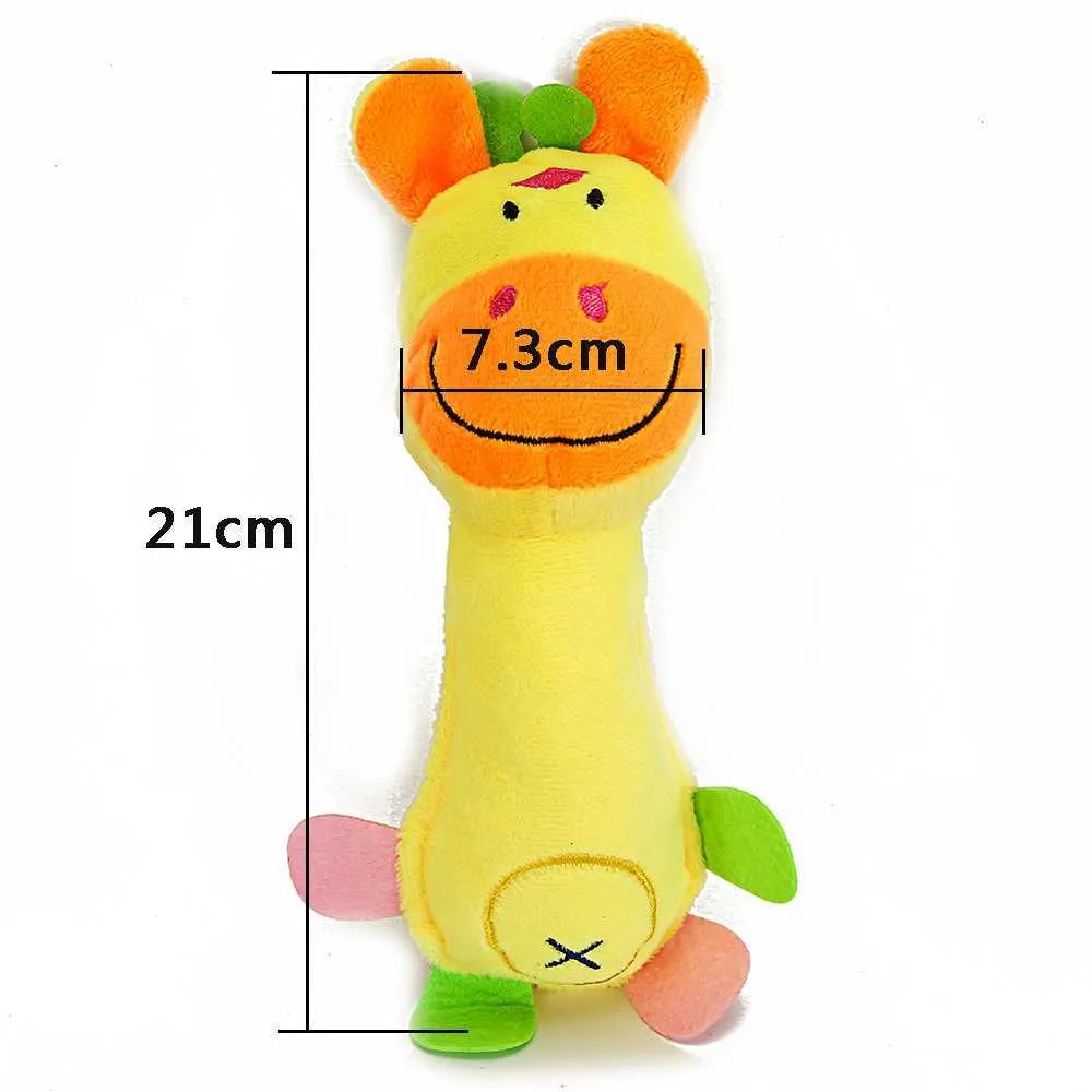 Soft Plush Monkey Giraffe Pig Chew Toy For Dogs And Cat Chew Toys Safe ...