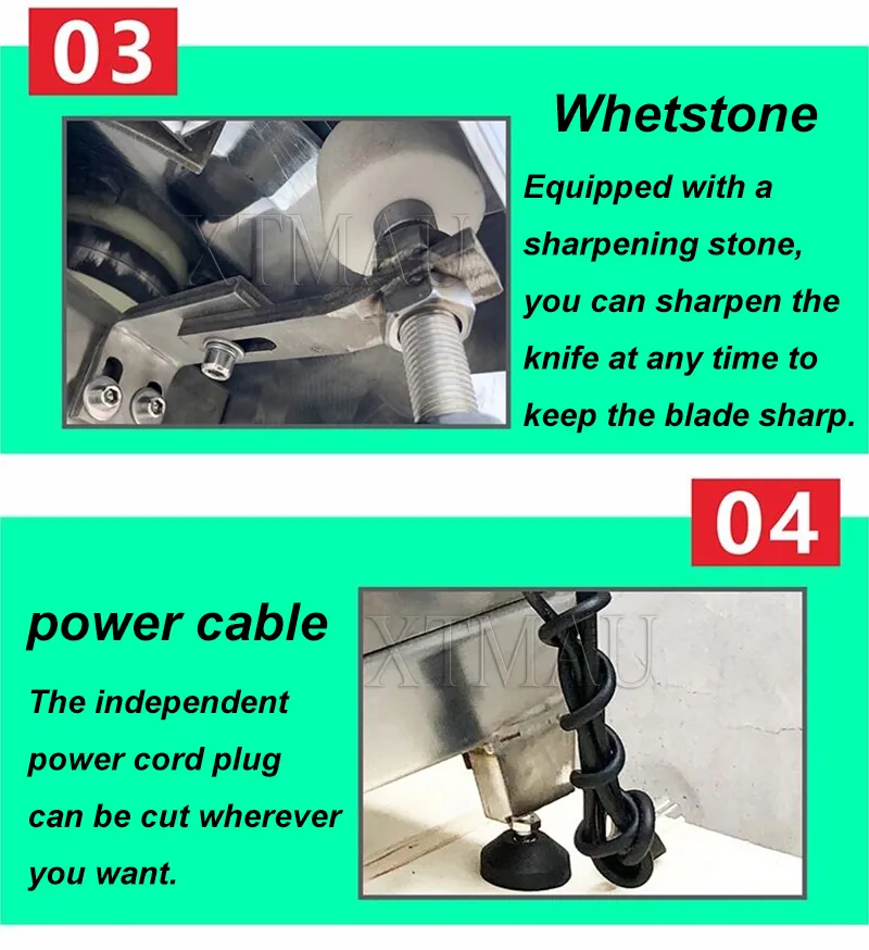 Commercial Automatic Beef Slicer Machine Multifunctional Fresh Meat ...