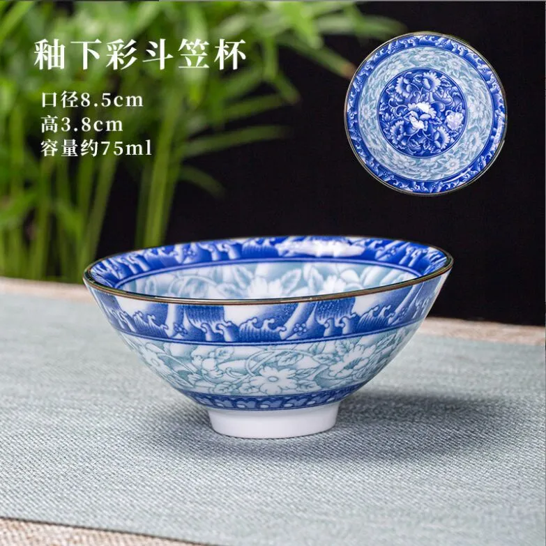 Artisan Ceramic Tea Set - Hat Cup, Stove Surround, Sample Tea Jar ...