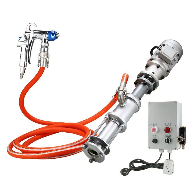 2.8KW High Power Real Stone Paint Spraying Machine Exterior Wall Putty ...