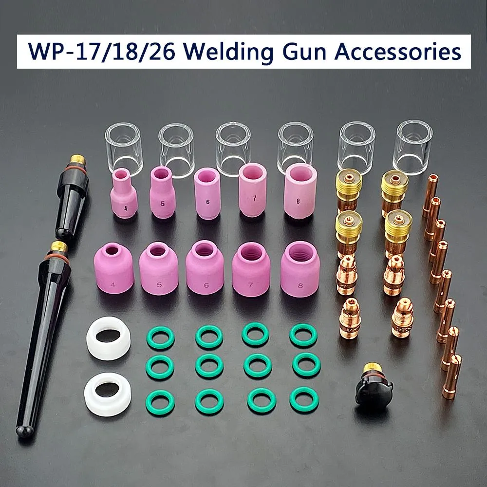 Parts Argon TIG Welding Torch Stubby Gas Lens For WP17 WP18 WP26 TIG 10 ...