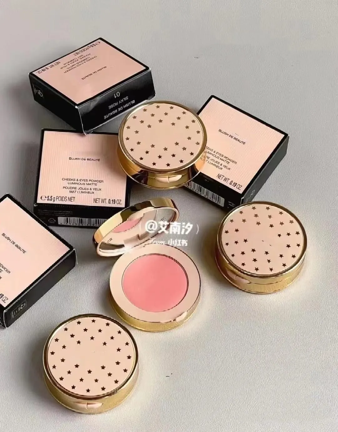 Silky Blush Powder Palette Silky Finish Cheek Makeup Rose, Apricot ...