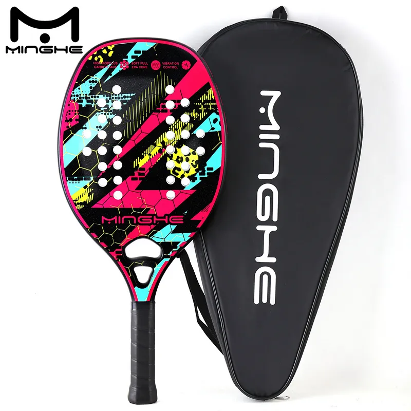 DHgate.com:Carbon Fiber Beach Tennis Racket with EVA Core - Matte Black ...