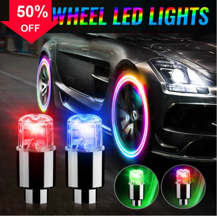 DHgate.com:2/4pcs LED Tire Valve Caps, Colorful Car Motorcycle Bicycle ...