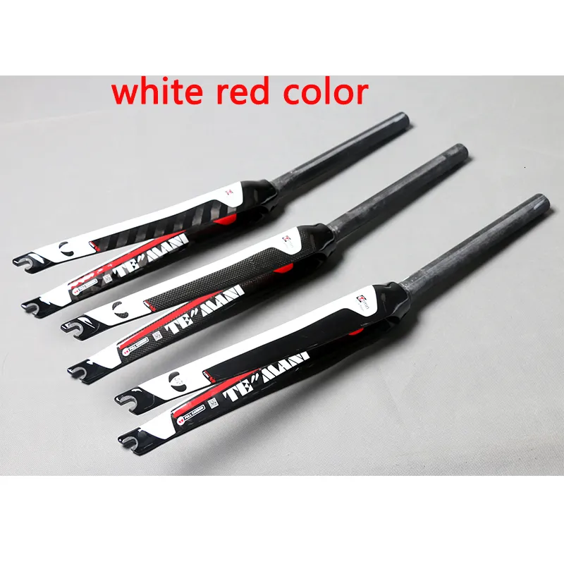 Horquillas De Bicicleta TEMANI 700C Racing Road Bike 3K UD 12K Horquilla De Bicicleta De Fibra ...