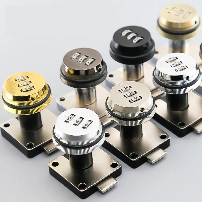 Smart Door Lock, 3 Digit Combination Cam Lock For Storage Cabinet With ...