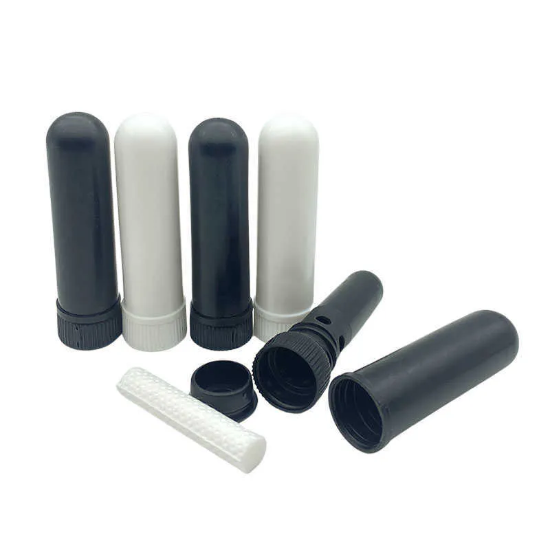Wholesale 100 White Nasal Inhaler Tubes With Cotton Core For ...
