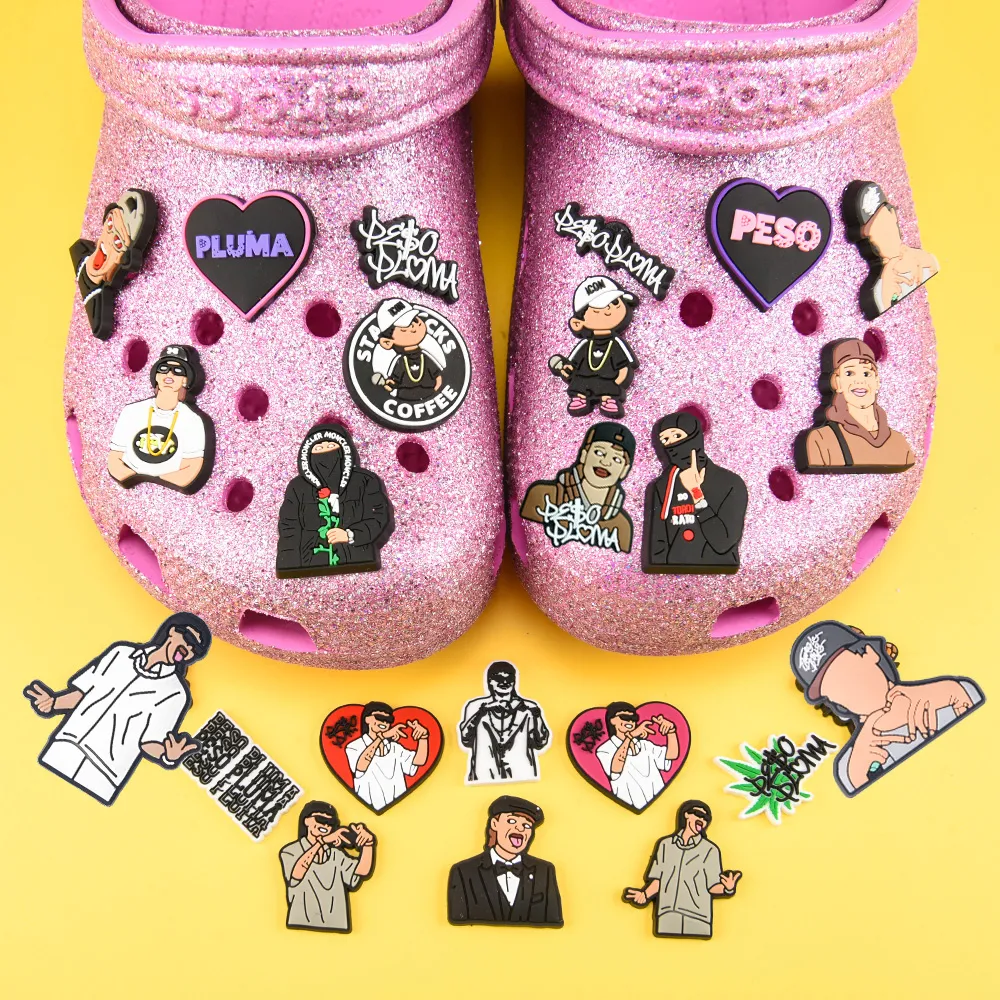 Mexican Karol G FERXXO Shoe Barbie Croc Charms Bad Bunny Clog And Peso ...
