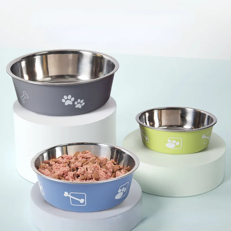 DHgate.com:Bella Bowls: No Tip, No Skid, Stainless Steel Dog Food ...
