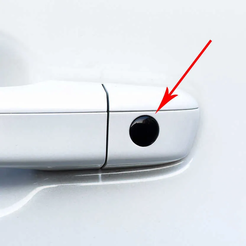 BMW Mini Door Auto Keyhole Protection Stickers Black Anti Blocking ...