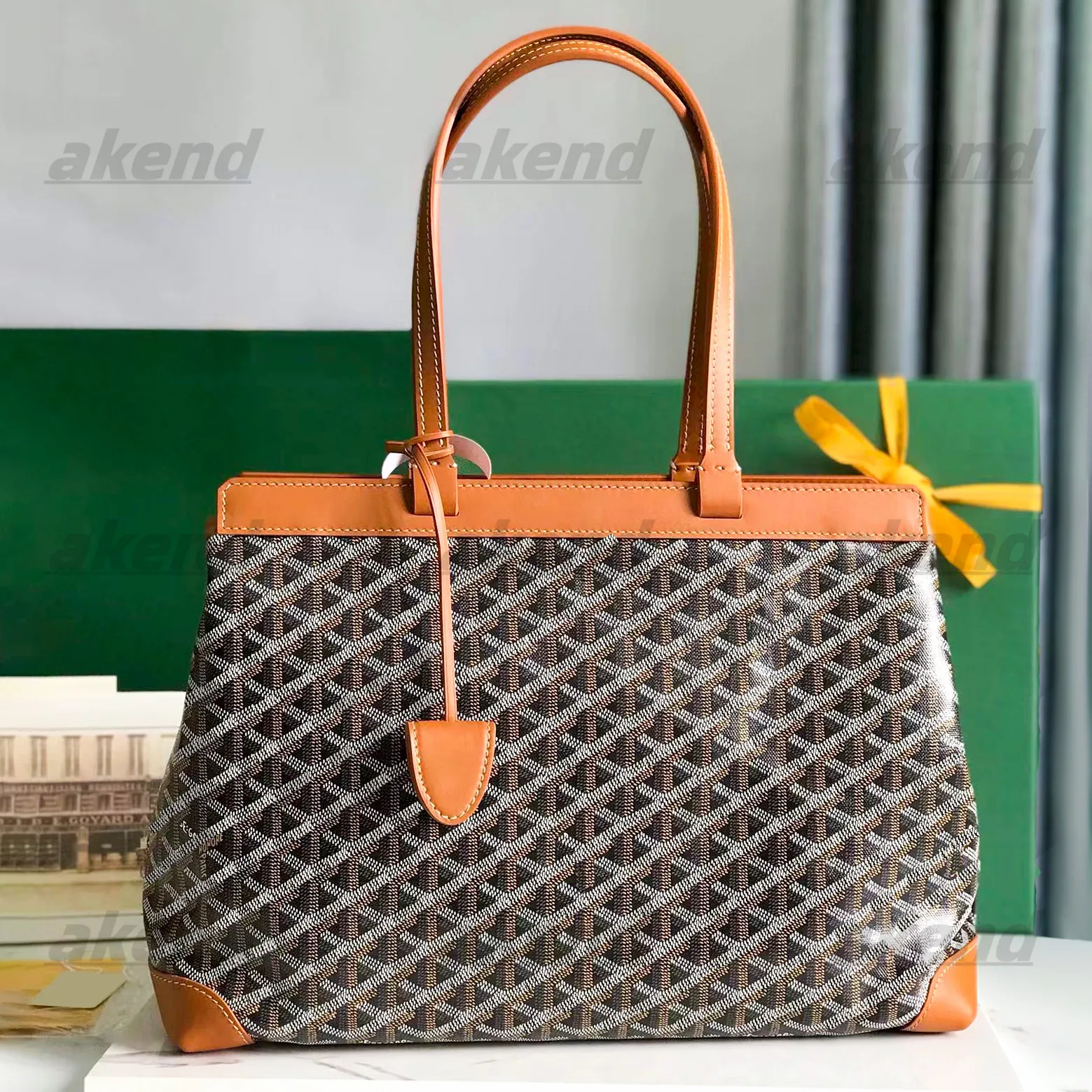 Luxury Goya Bellechasse Biaude PM Shopping Bag Womens Large Mens ...