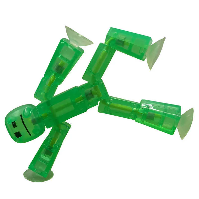 Anime Manga DIY Sucker Robot Toy Set - 10-Random Colors, Sticky Action ...