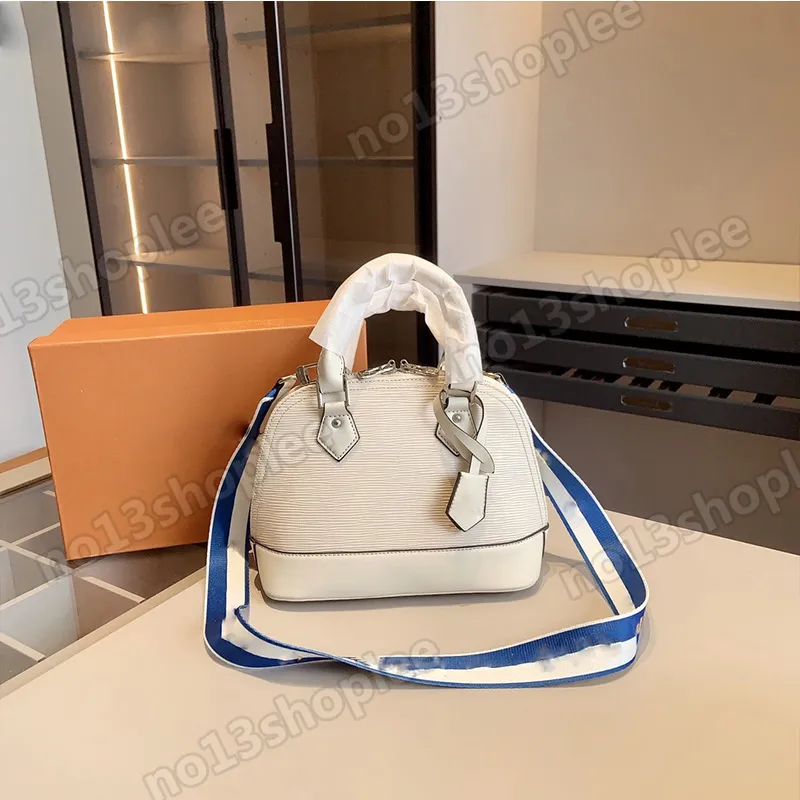 Luxury Vintage Alma BB Designer Shoulder Tote Bag For Women Black ...