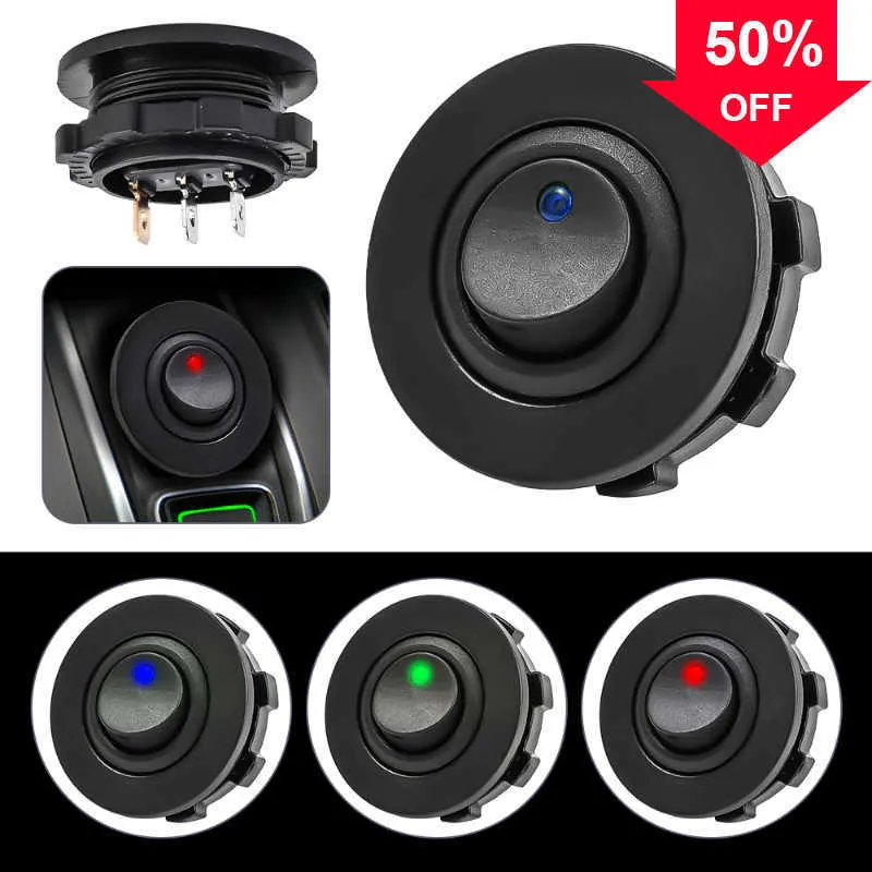 New Car Modified Switch DC 12V Toggle Switches With Indicator Light ...