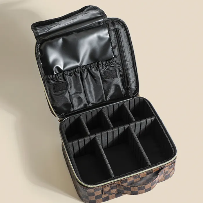 DHgate.com:Plaid Multi-Functional Portable Retro Inessive Case Cosmetic ...