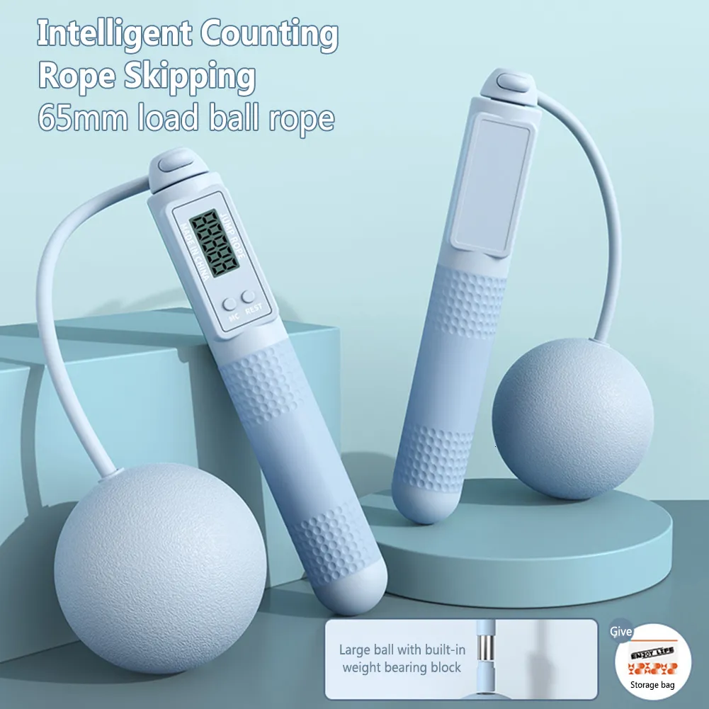 DHgate.com:Silicone Cordless Jump Rope with Counter, Anti-Skid Handle ...