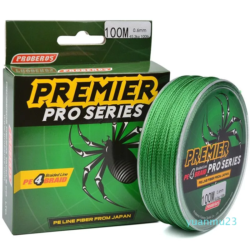 DHgate.com:100Meters1box 5 Color Fishing Lines 4 Weaves Braided PE Line ...
