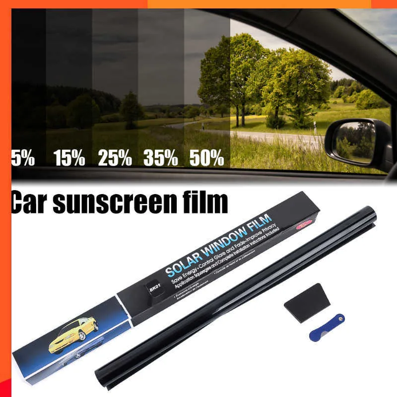 UV Protection Car Sunsafe Window Tinting Black Sticker Roll For Home ...