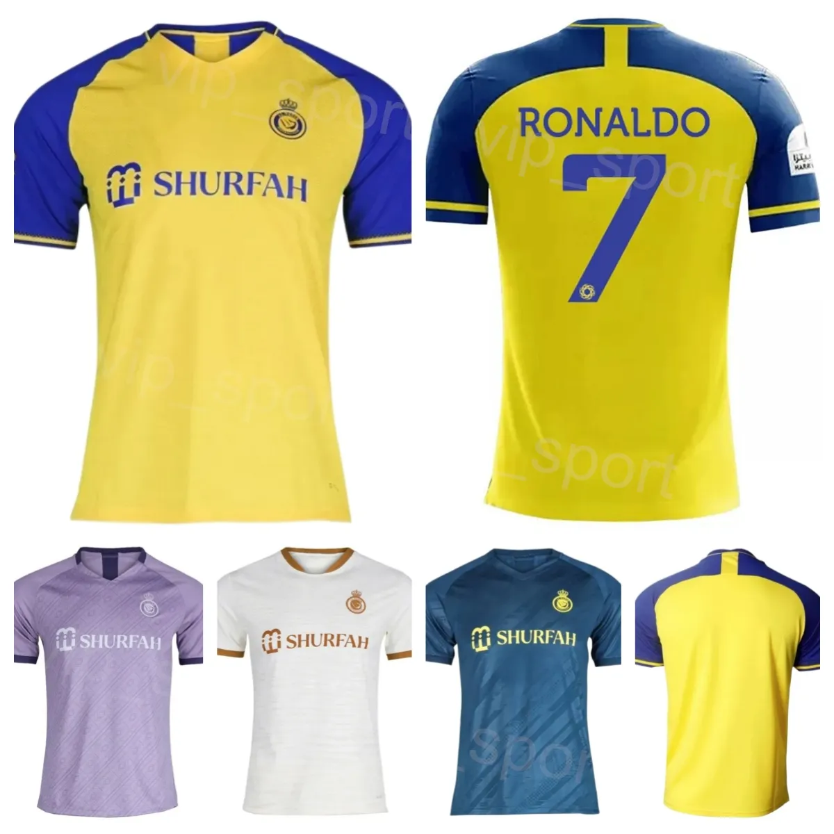 Al Nassr Soccer 94 Anderson Talisca Jerseys 7 Cristiano Ronaldo 18 ...