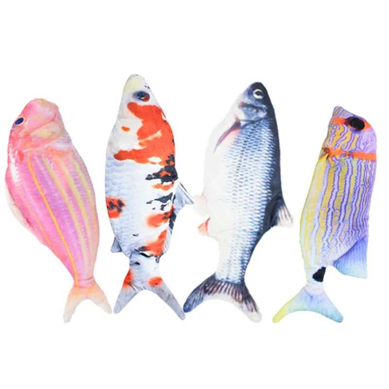 Electronic Pet Cat Toy USB Charging Floppy Fish... From Us_store ...