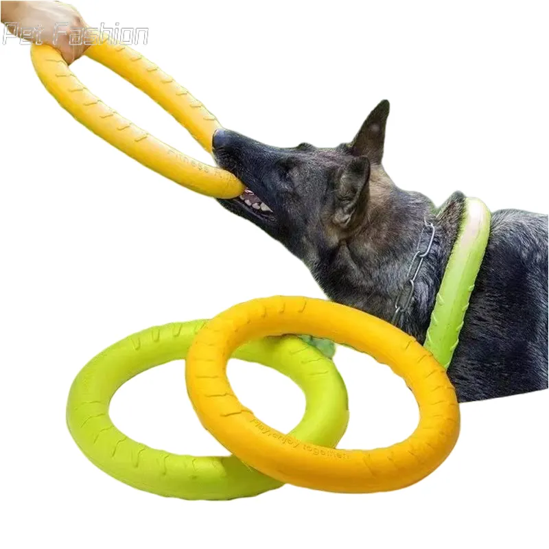 DHgate.com:17cm Rubber Dog Flying Ring Tug Toy for Aggressive Chewers ...