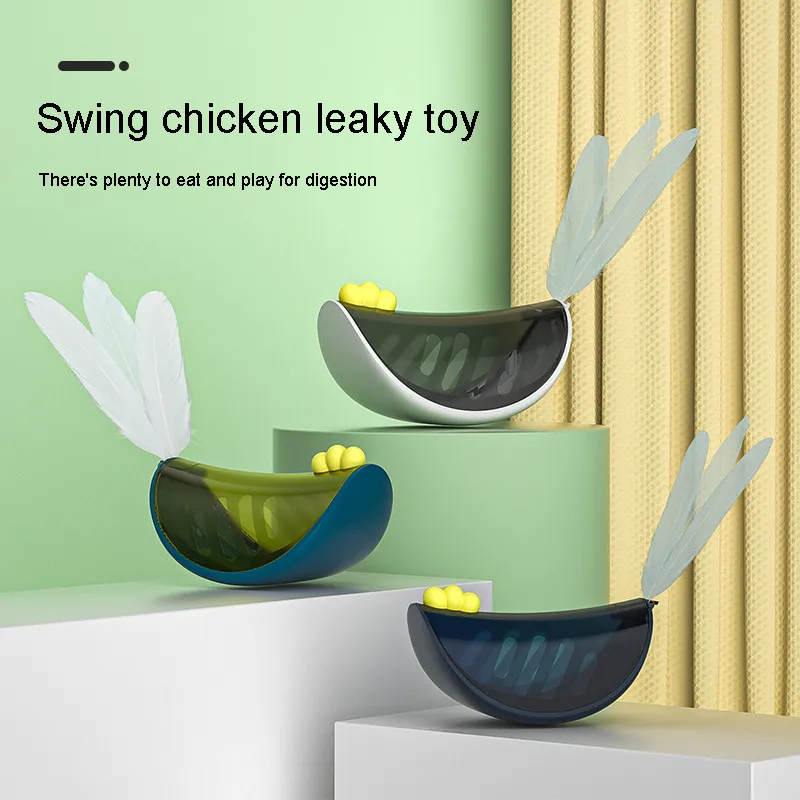 DHgate.com:Interactive Cat Tumbler Toy with Leakage Holes for Food ...