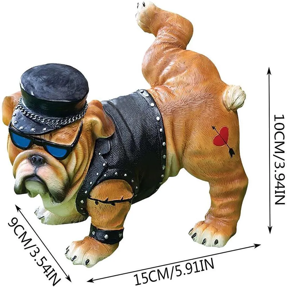DHgate.com:Funny Bulldog Statue with Sunglasses, Nordic Creative Animal ...