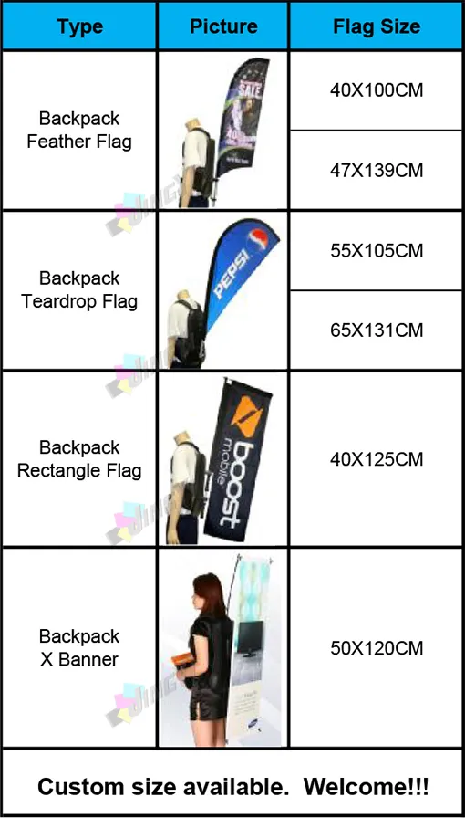 DHgate.com:Factory Price Backpack Flag Banner Walking Advertising ...