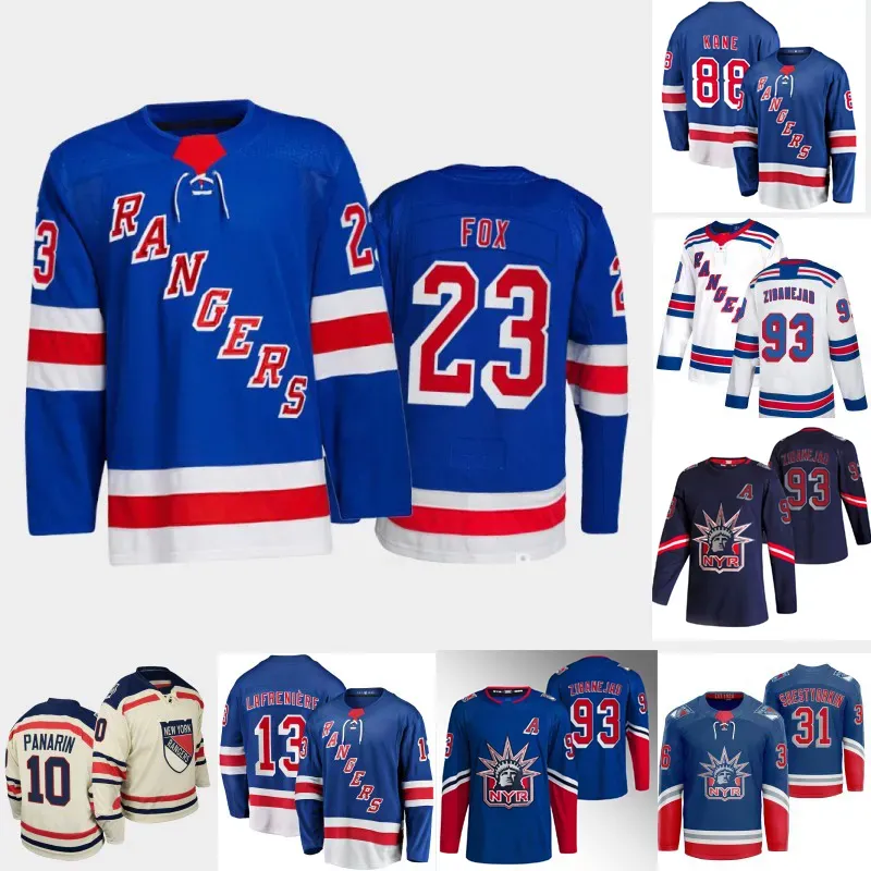 New YorkRangers#23 Adam Fox Patrick Kane Jersey Ryan Lindgren Igor ... New YorkRangers#23 Adam Fox Patrick Kane Jersey Ryan Lindgren Igor ...