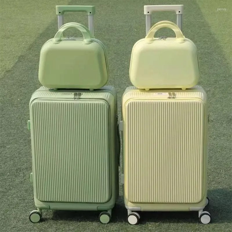 Multifunctional USB Primark Suitcases 2022 With Front Open Lid, Carry ...