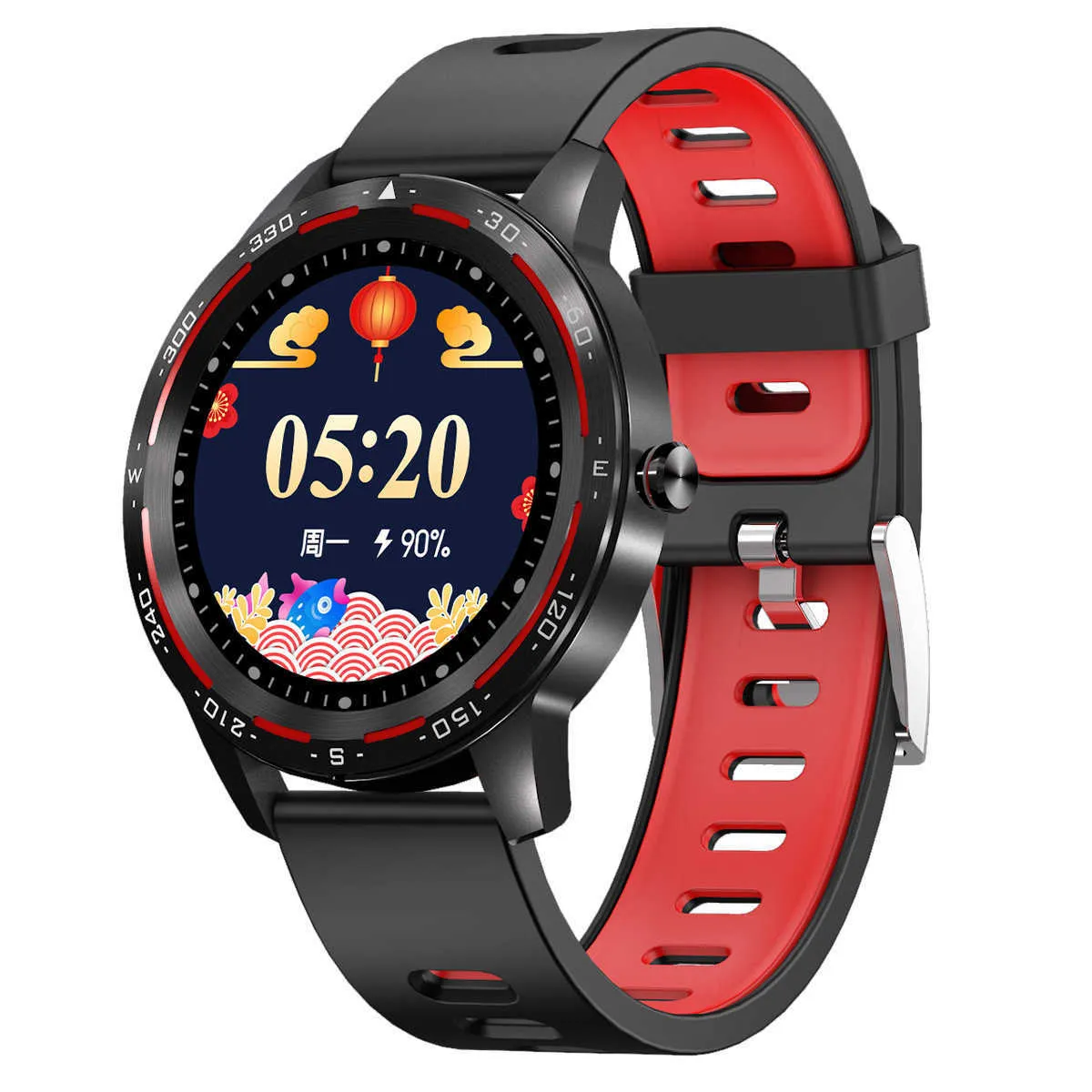 DHgate.com:1.28-Inch Full Circle Smartwatch with Bluetooth Calling ...