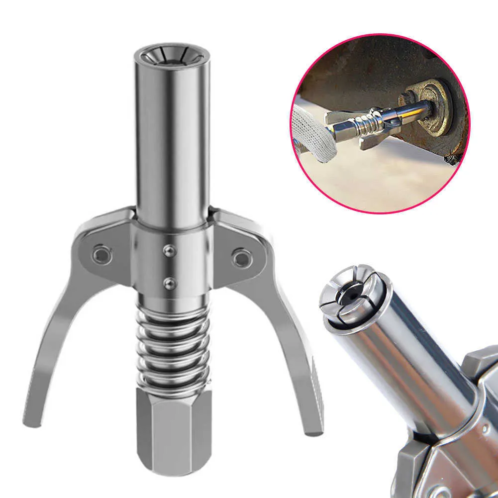 Quick Release Grease Gun Coupler With 10000 PSI NPTI/8 Car Syringe ...