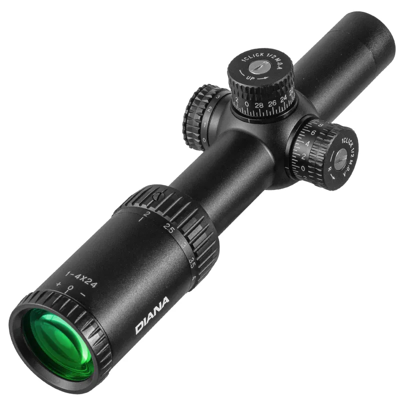 DIANA 1 4x24 Tactical Riflescope With Target Turrets Hunting Scope For ...