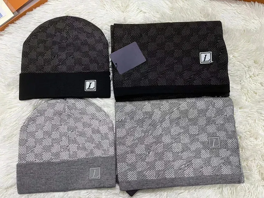 DHgate.com:High-Quality Wool Beanie with Embroidered Letters, Scarf ...