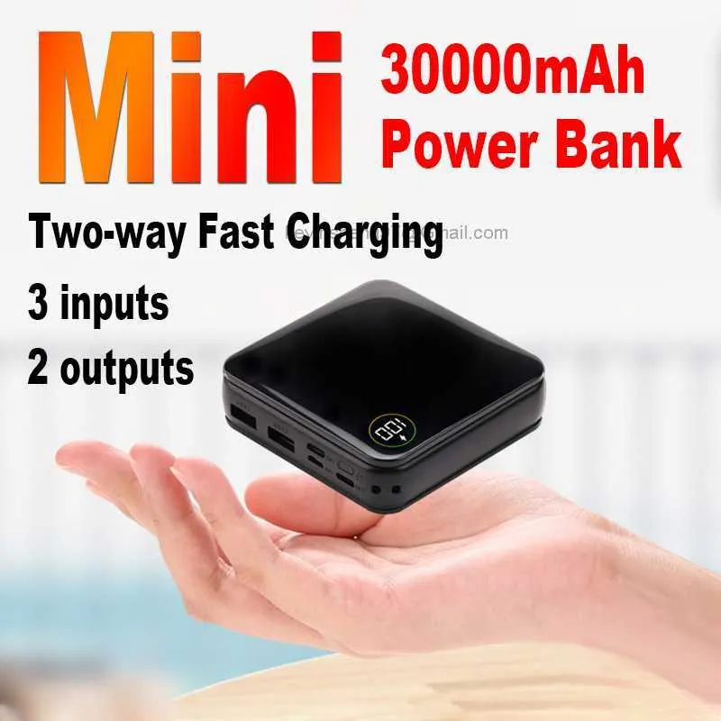 Free Customized LOGO 30000mAh Fast Charging Power Banks Mini Portable ...