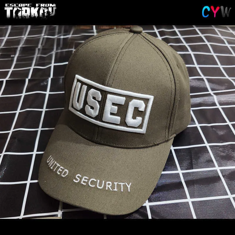 Ball Caps Escape From Tarkov Baseball Caps Cosplay USEC BEAR Basdball ...